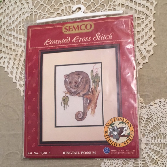 Office | Australian Ringtail Possum Cross Stitch Kit New | Poshmark